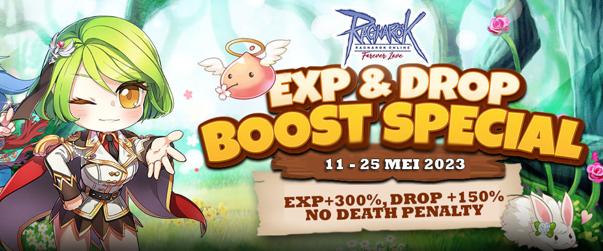 RAGNAROK : FOREVER LOVE | EXP & Drop Boost Special May 2023